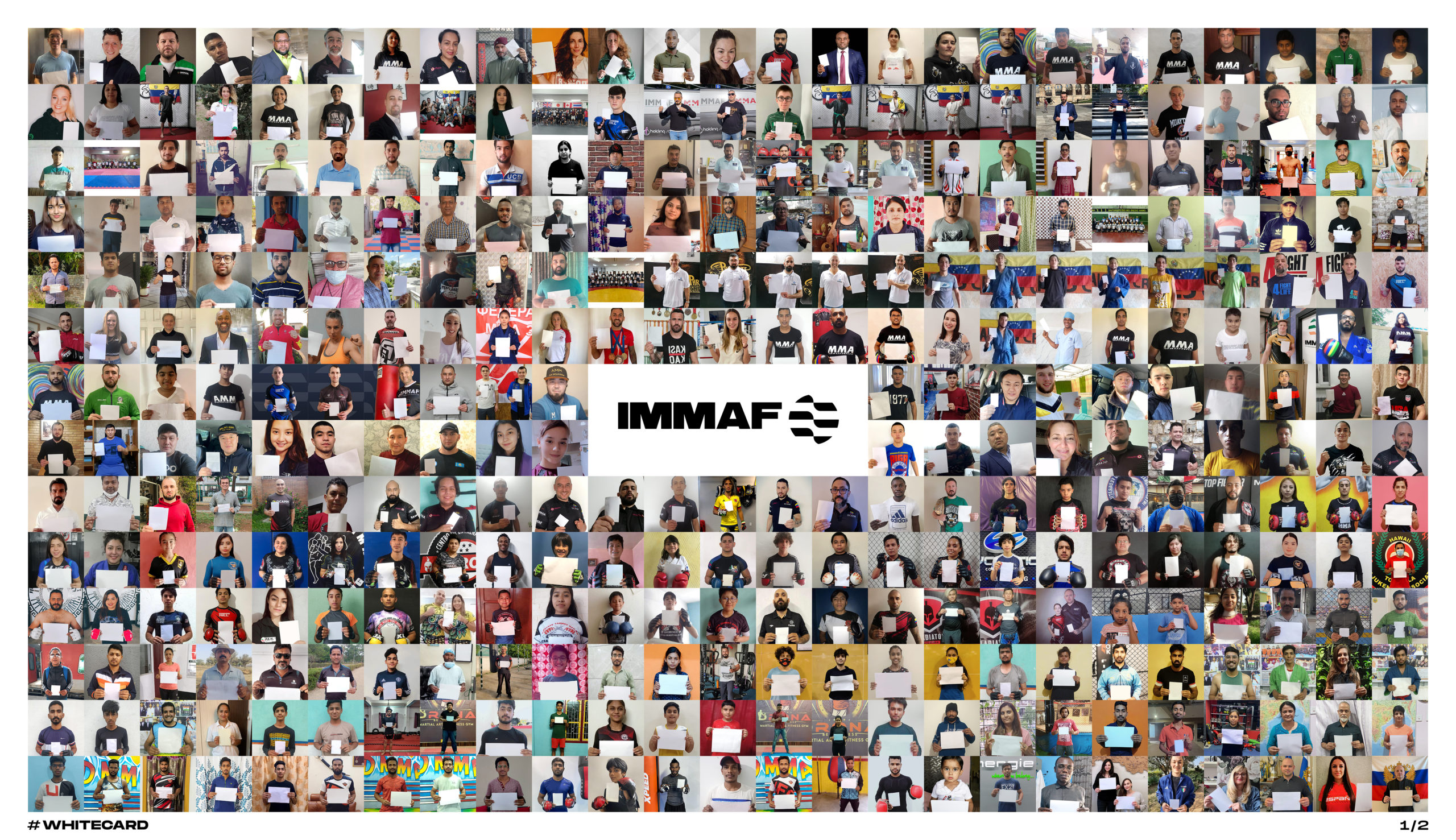 IMMAF | IMMAF gathers over 800 portraits to celebrate 2021 White Card Day