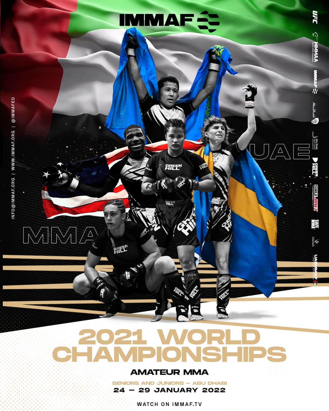 IMMAF | IMMAF re-schedules 2021 World Championships for Abu Dhabi