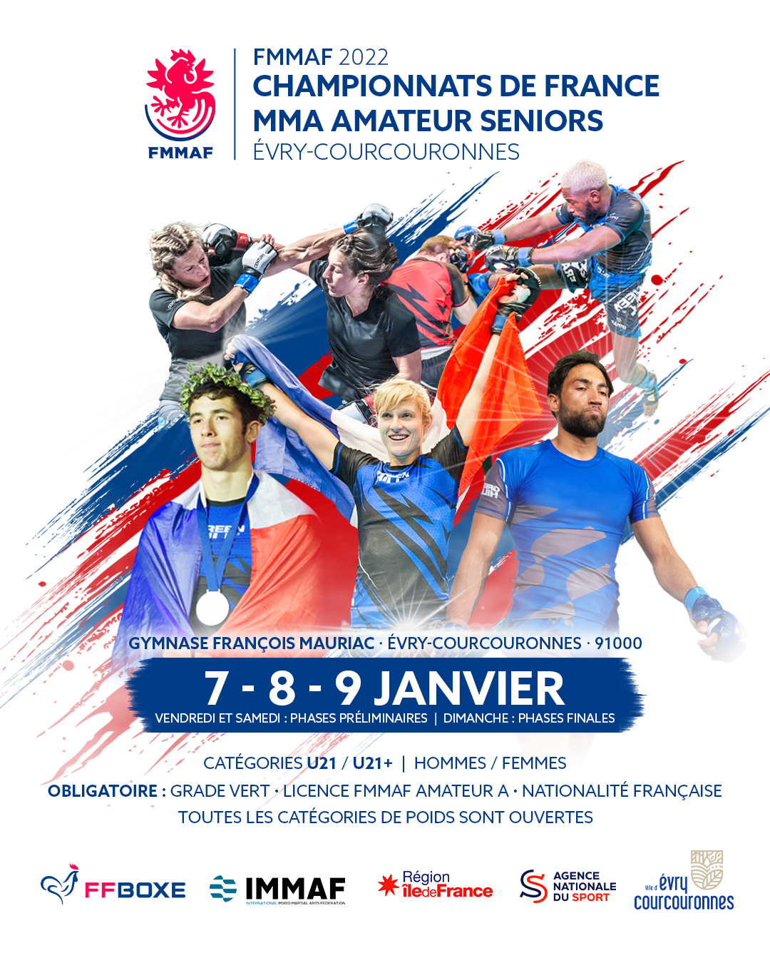 IMMAF | Watch the French National Amateur MMA Championships Live at ...